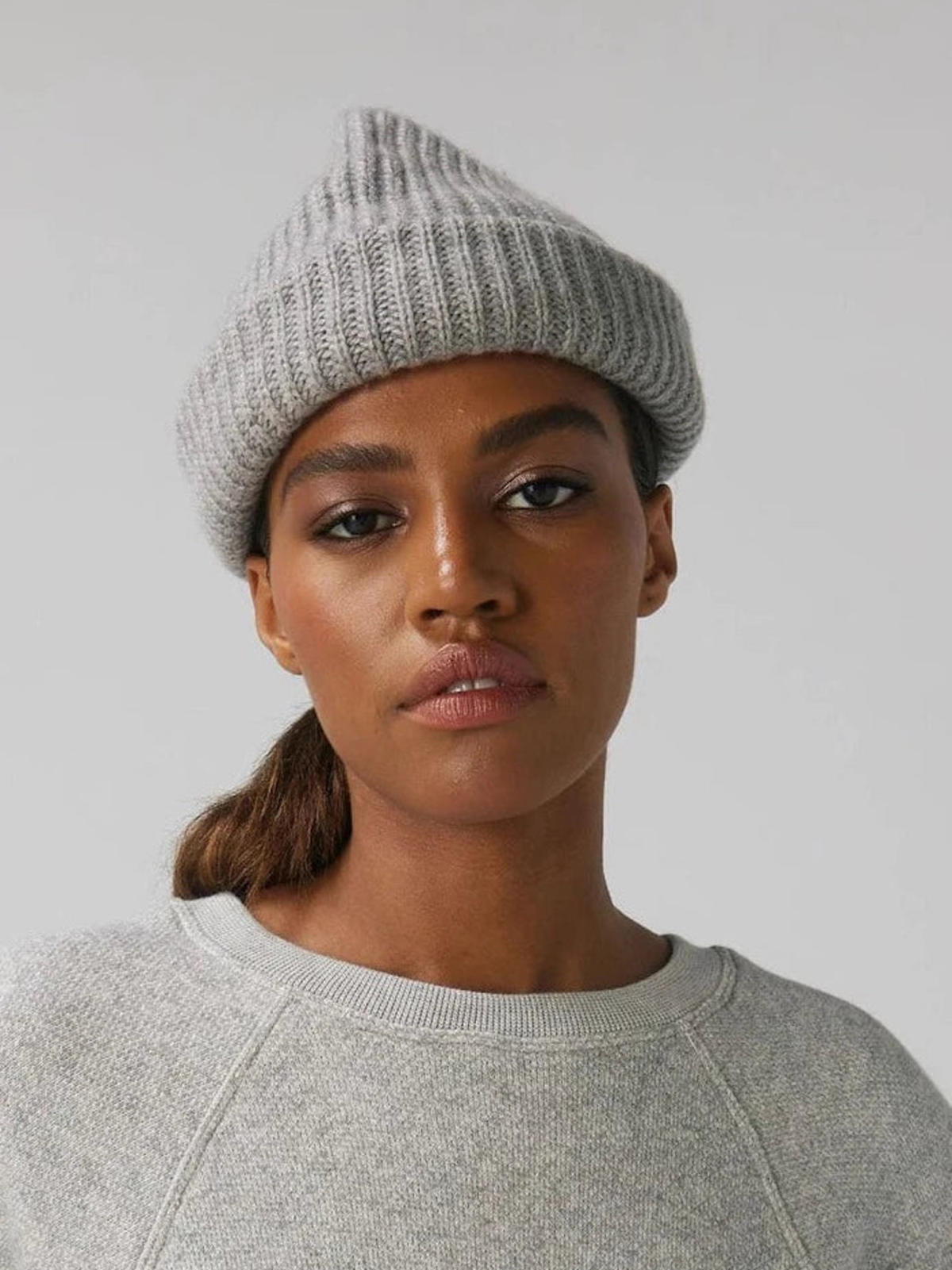 Bohème Goods Cashmere Fisherman Beanie - Grey | Garmentory