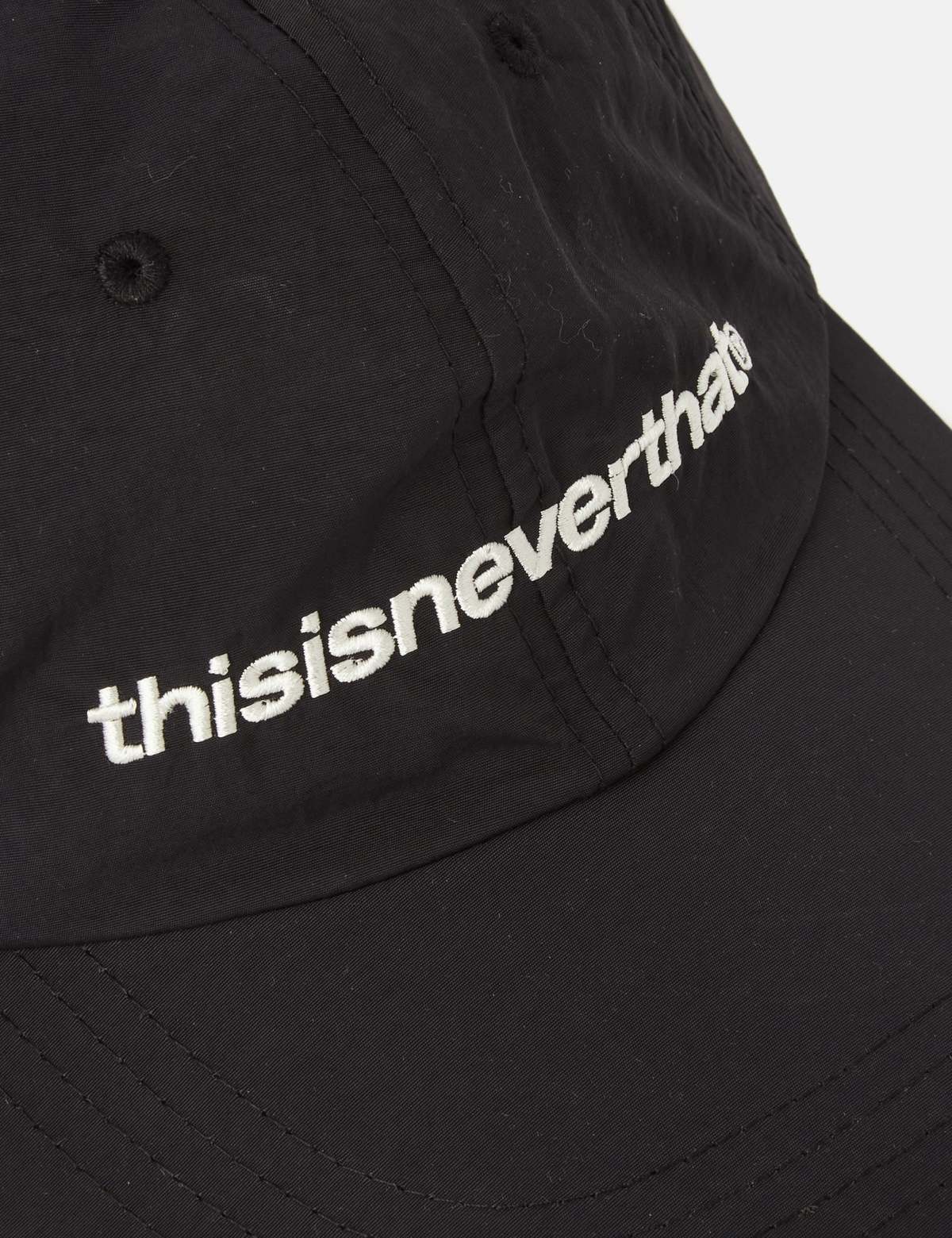 Thisisneverthat SP-Logo Cap (Nylon) - Black | Garmentory