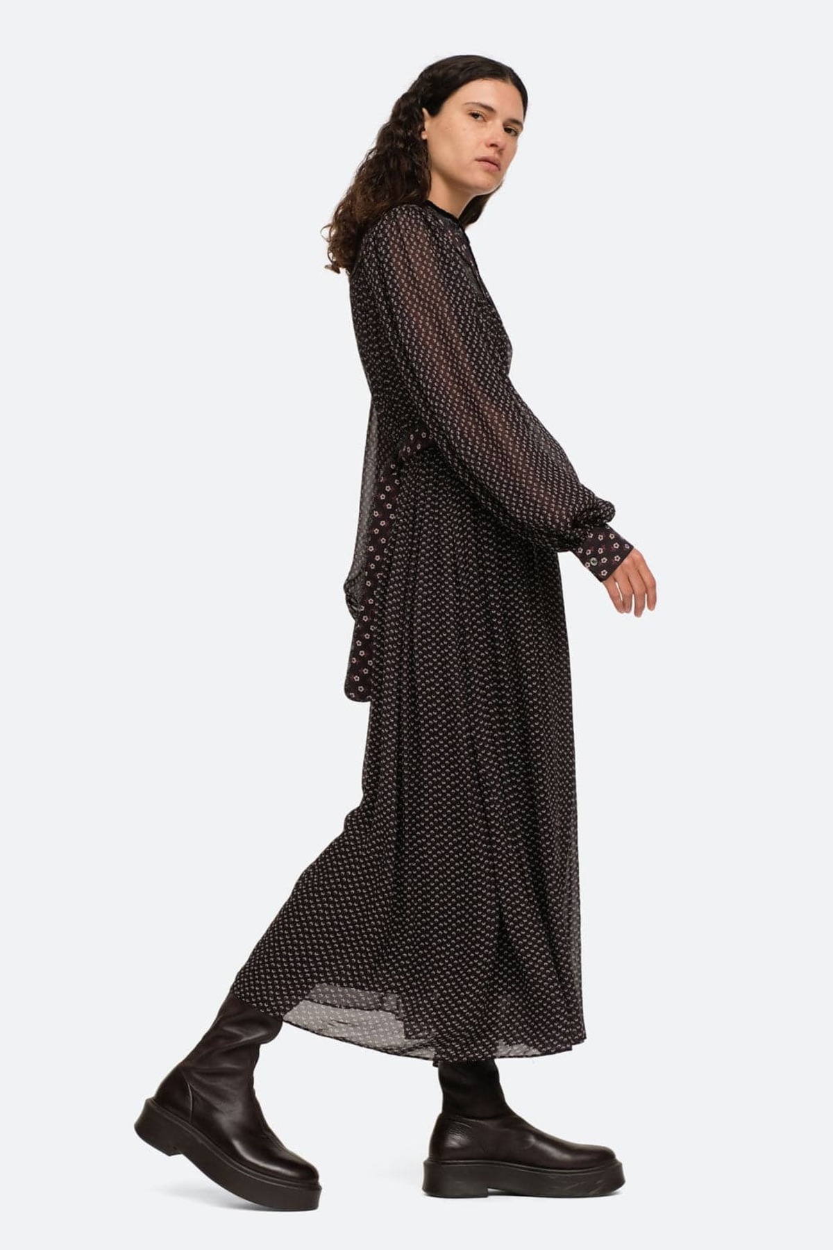 Sea NY Alani Long Sleeve Dress - Multi | Garmentory