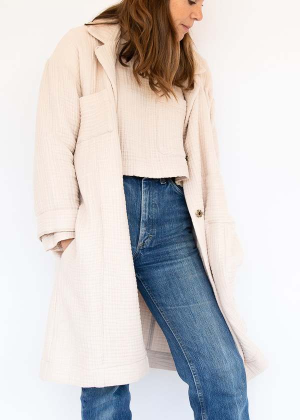 Territory The Cloud Coat - Cream | Garmentory