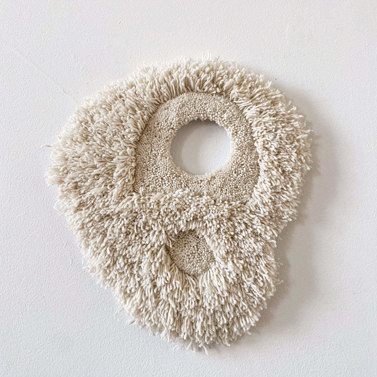 Kihnu Neutral Furry Wall Object - Bright White/Ivory/Off White | Garmentory