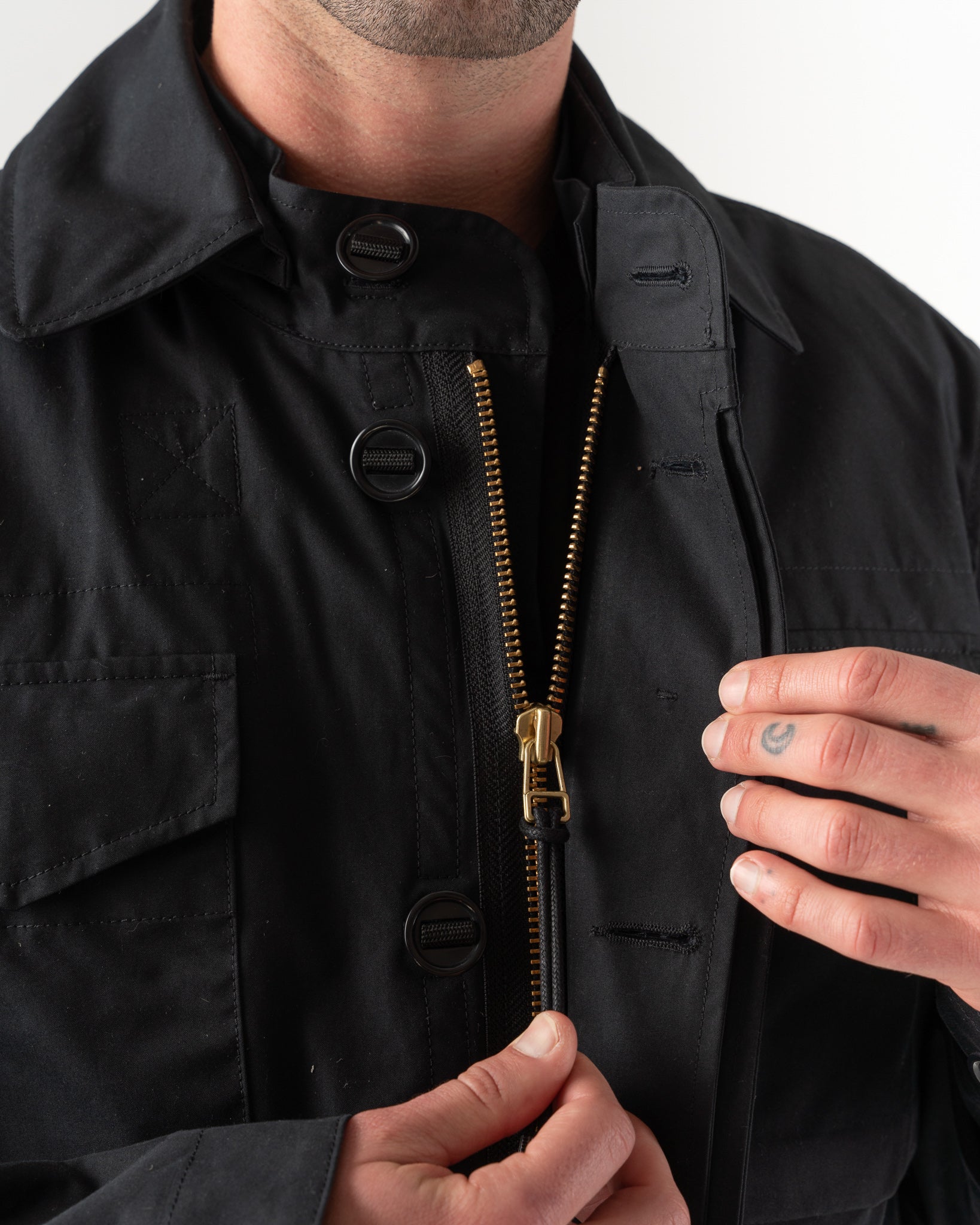 Applied Art Forms CM1-2 Field Jacket - Black | Garmentory