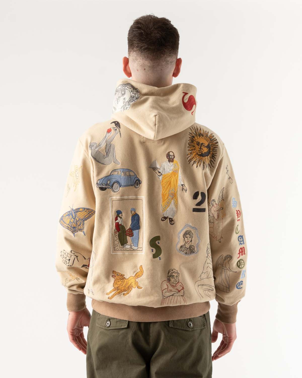 Samuel Zelig Gallery 001 Hoodie in Khaki | Garmentory