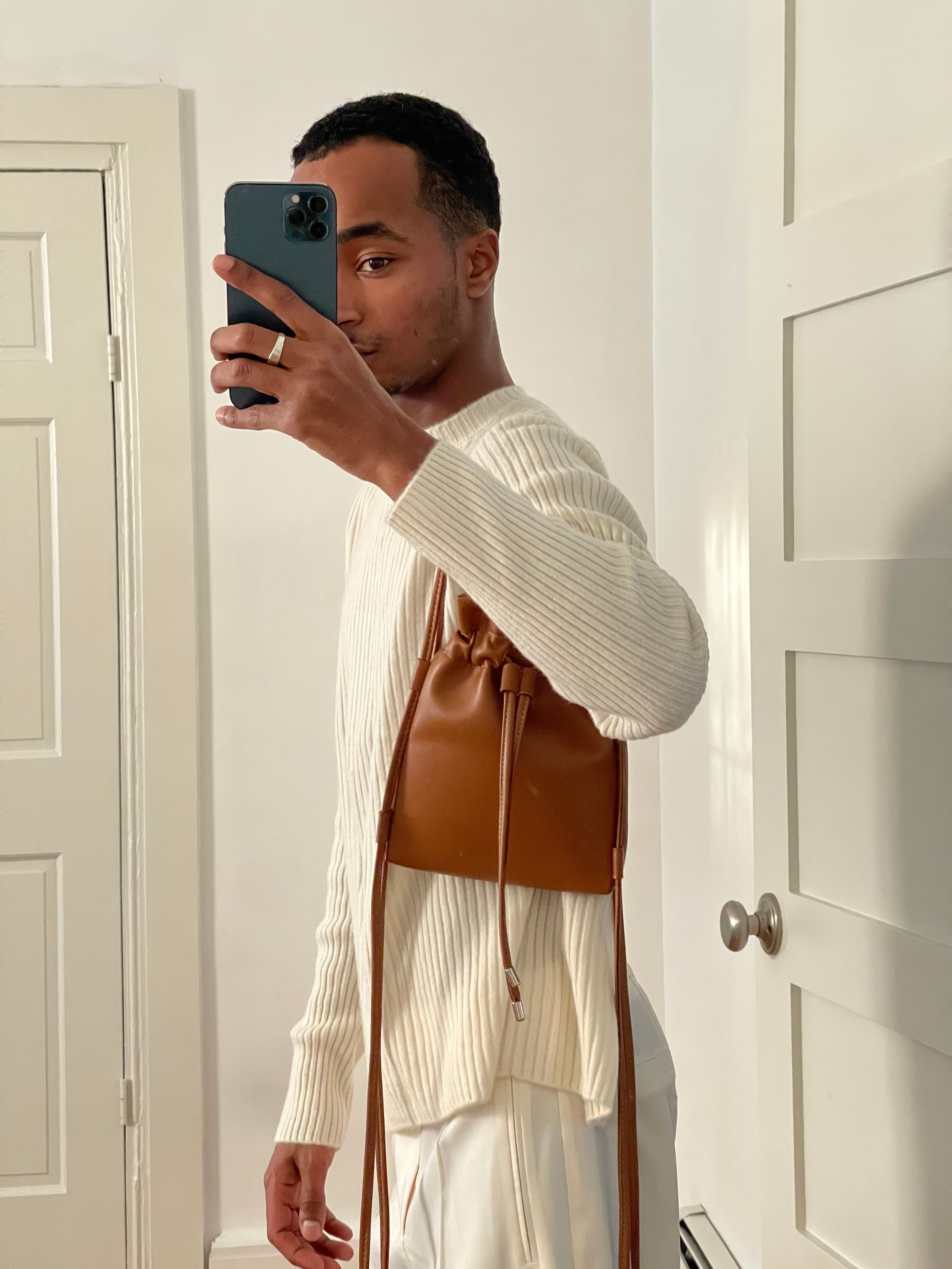 Hozen Sling Pouch - Camel | Garmentory