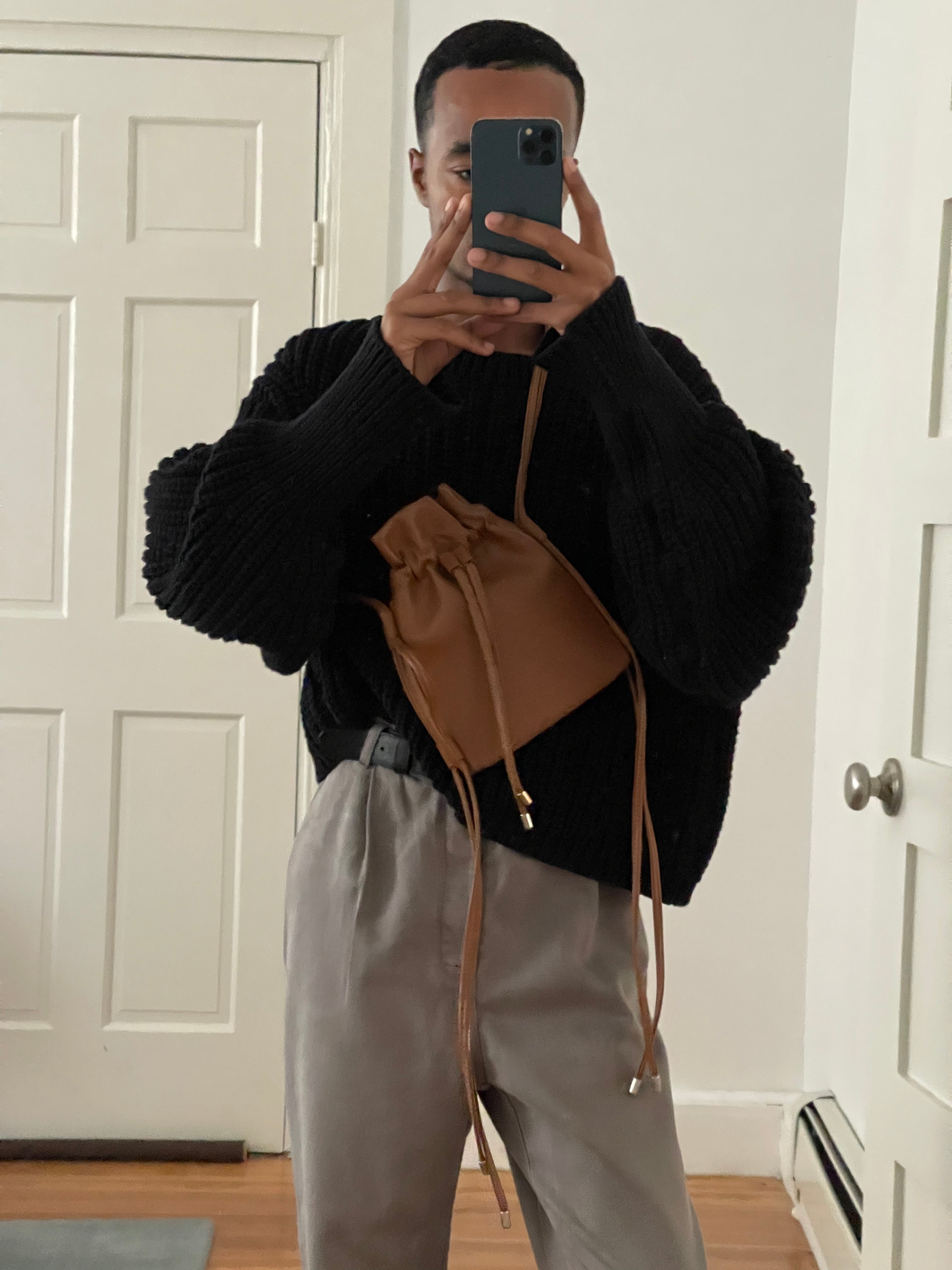 Hozen Sling Pouch - Camel | Garmentory