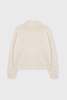 Cordera Wool & Cashmere Asymmetric Neck Sweater - Natural | Garmentory