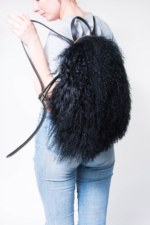 Eleven Thirty Shop Anni Large Backpack - Mongolian Black | Garmentory