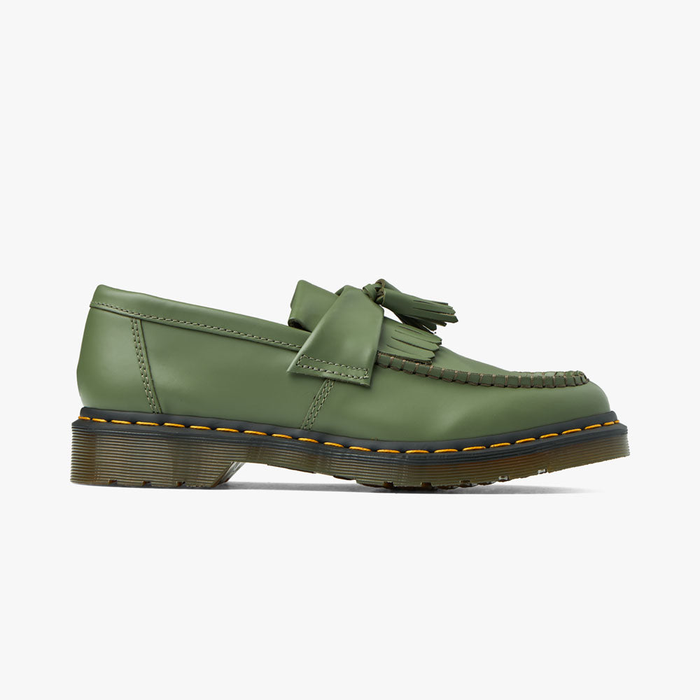 Dr. Martens Adrian YS Shoes - Khaki Green Smooth | Garmentory