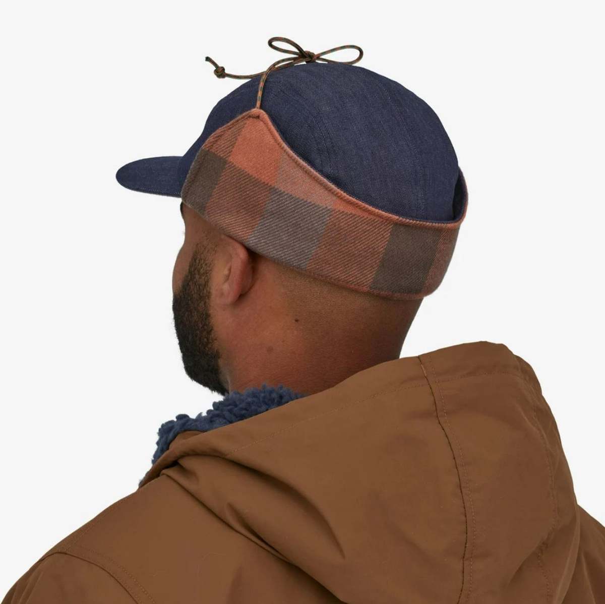 PATAGONIA Range Earflap Cap - Mid Crown Upriver Sisu Brown | Garmentory