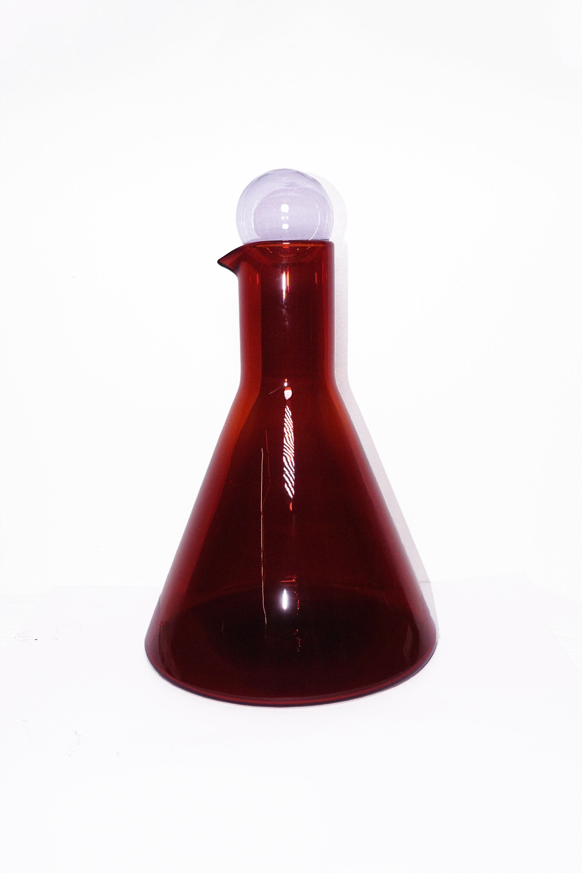 Sophie Lou Jacobsen Bilboquet Carafe - Amber/Lilac | Garmentory