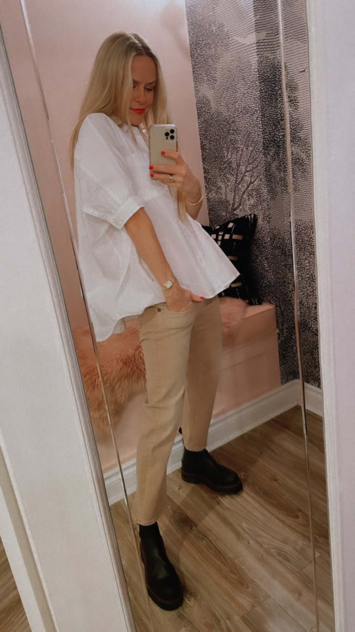 R13 Oversized Boxy Button-Up Shirt - White | Garmentory