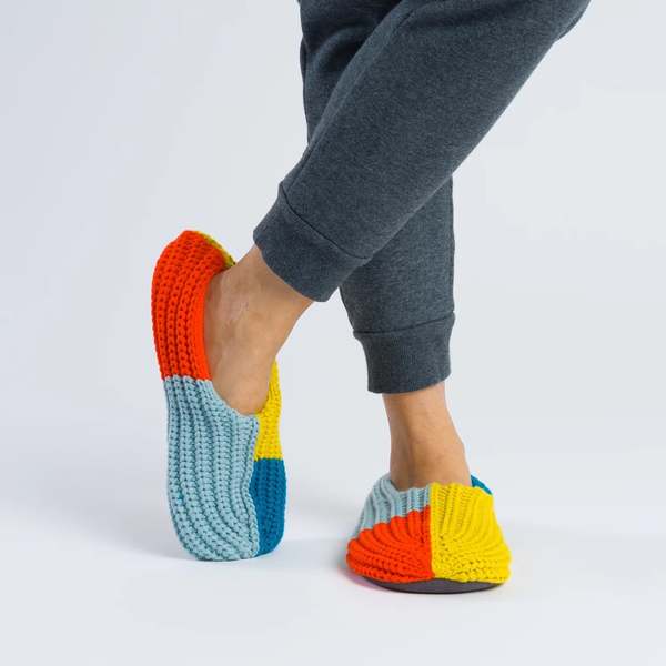 Verloop Quattro Knit Slippers - Poppy Golden | Garmentory