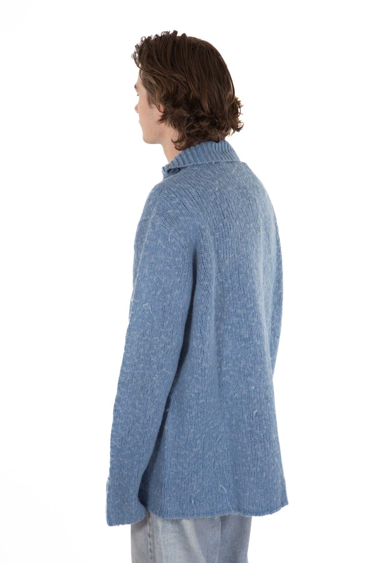 Our Legacy Acrylic Big Cardigan - Funky Blue | Garmentory