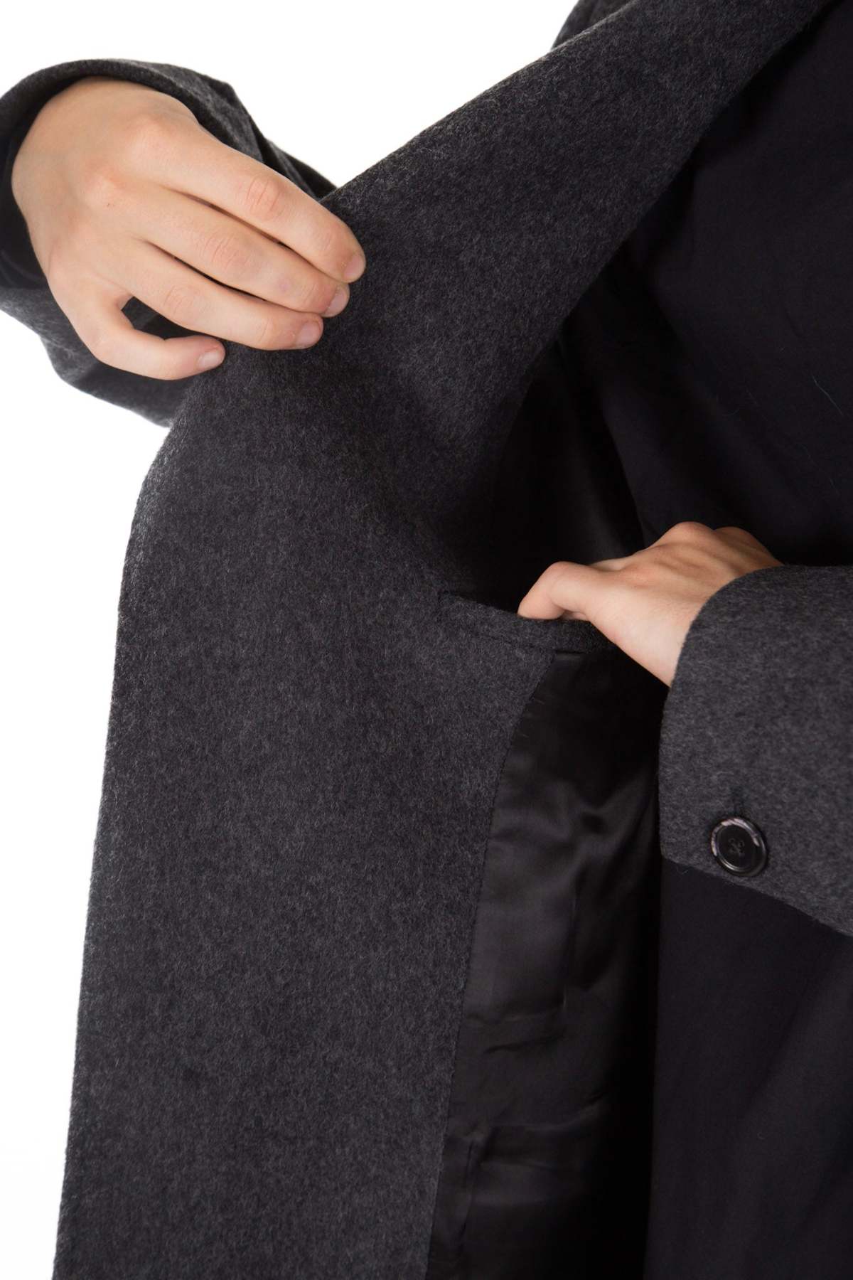 Our Legacy Dolphin Cash Wool Coat - Ash Grey | Garmentory