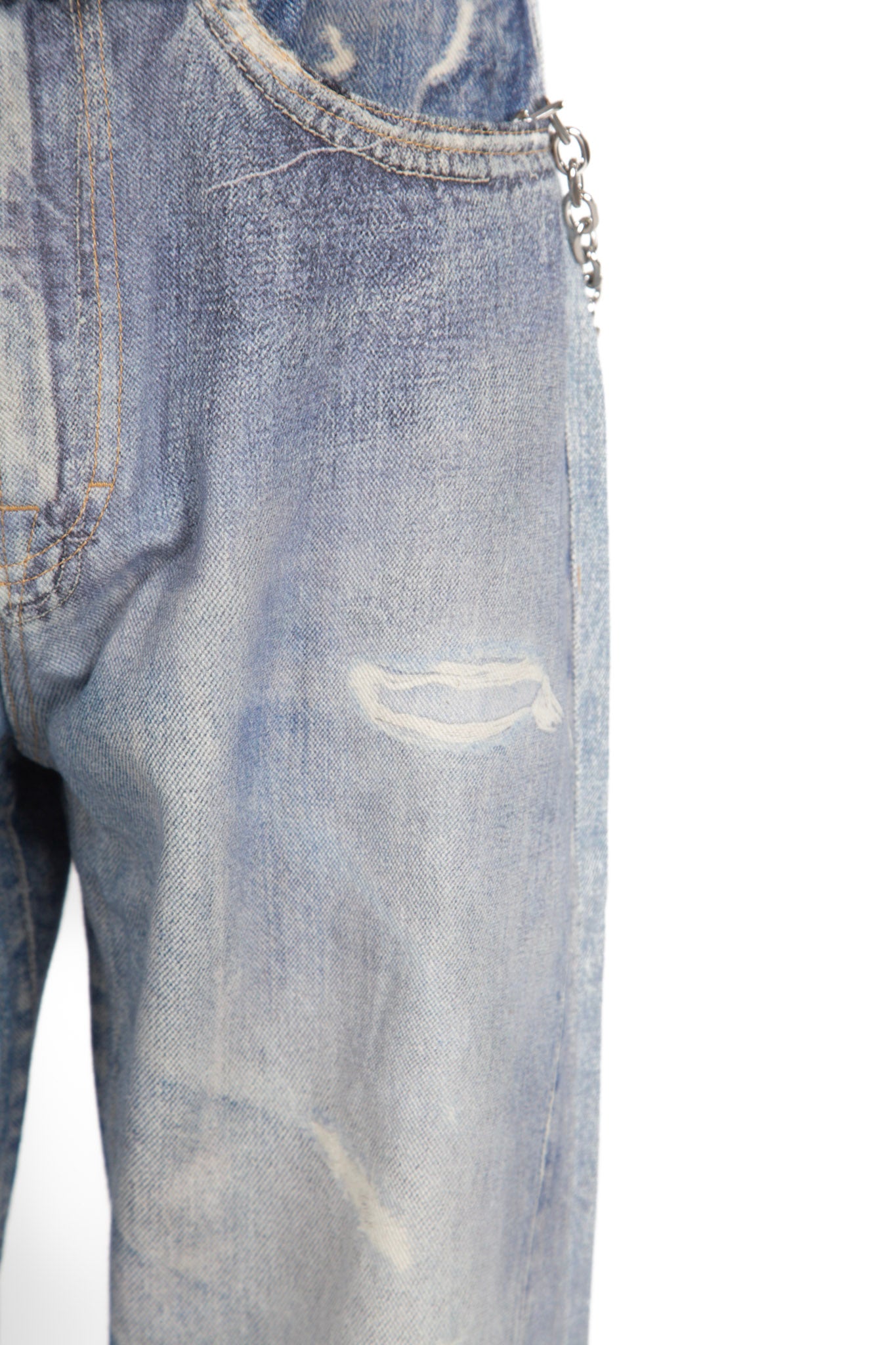 Our Legacy Third Cut Jeans - Digital Denim Print | Garmentory