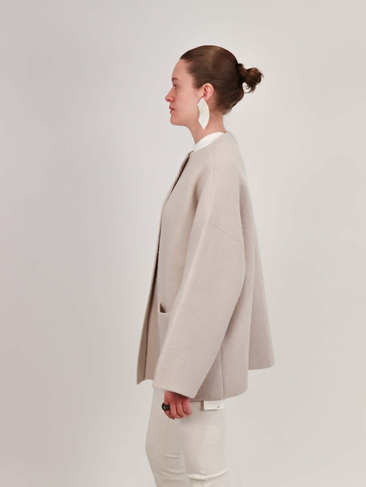Lauren Manoogian Felt Duo Coat - Putty | Garmentory