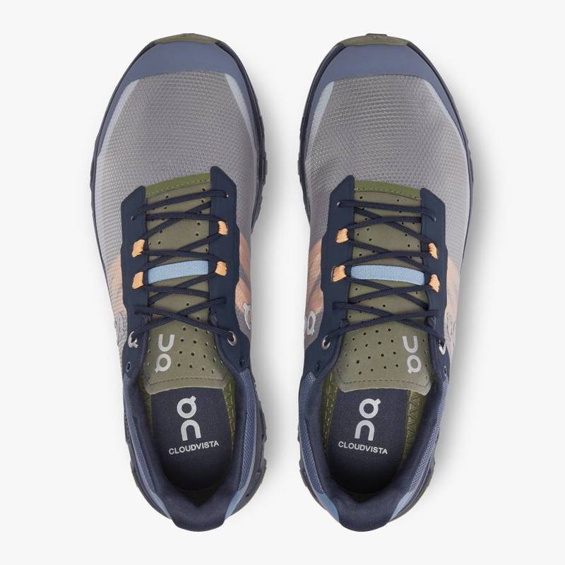 ON Cloudvista Trail Running Shoes - Midnight/Olive | Garmentory