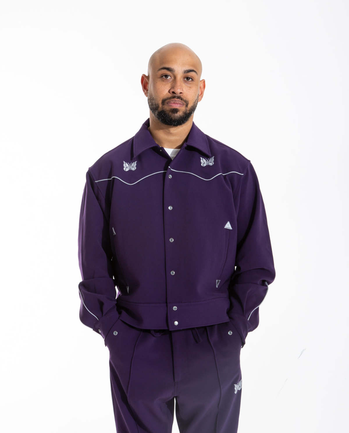 Needles Piping Cowboy Jacket - Purple | Garmentory
