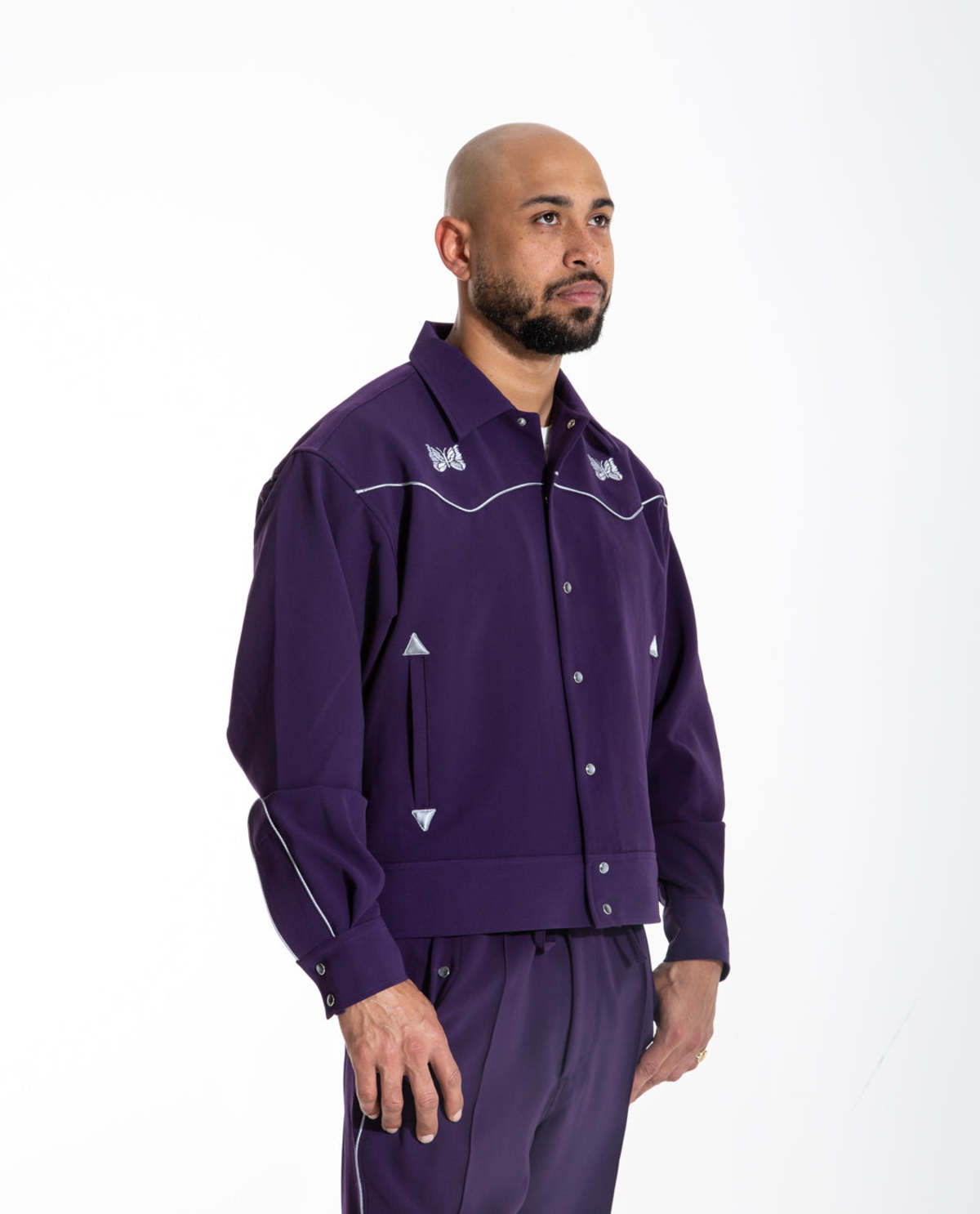 Needles Piping Cowboy Jacket - Purple | Garmentory