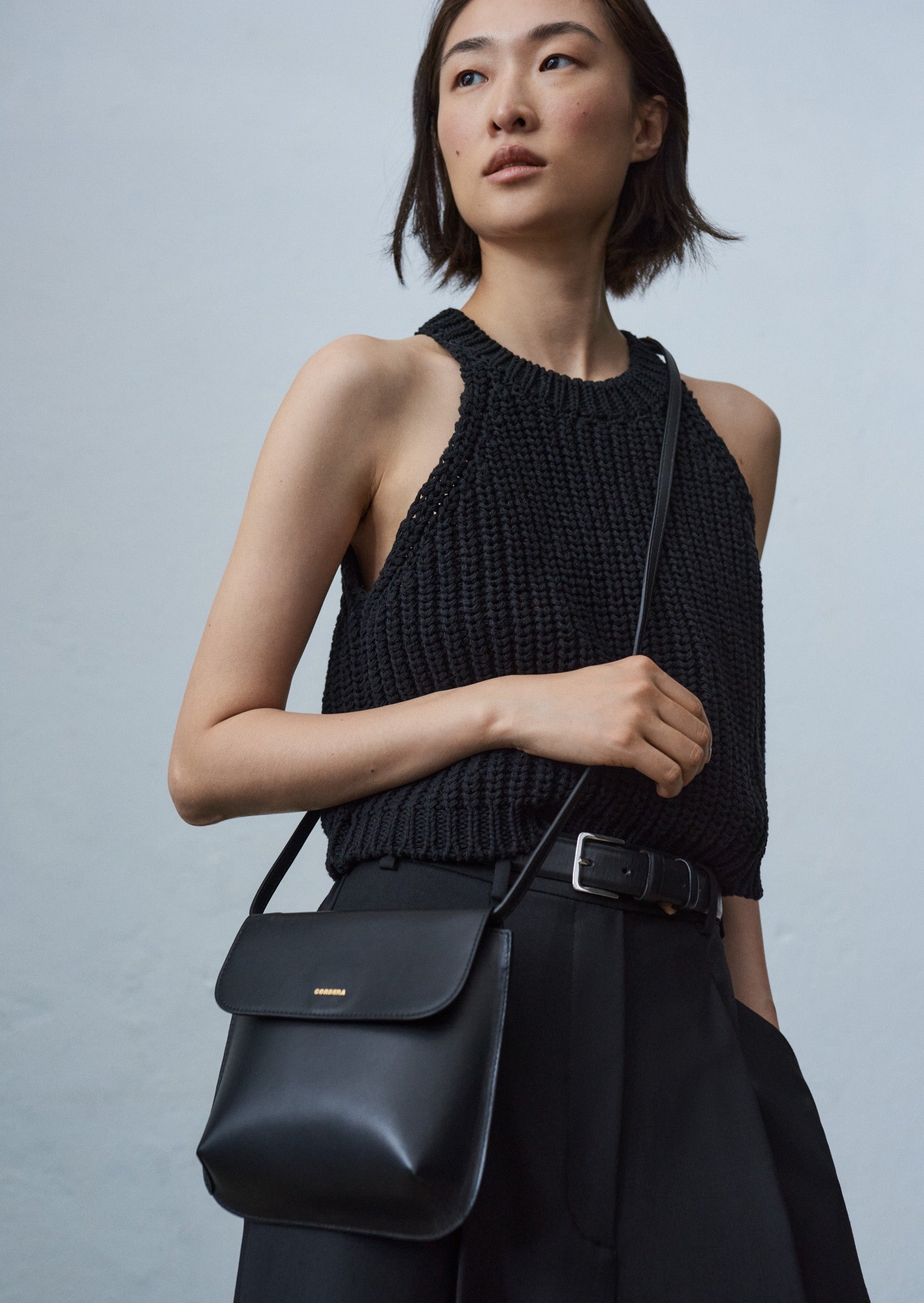 Cordera Flap Bag - Black | Garmentory