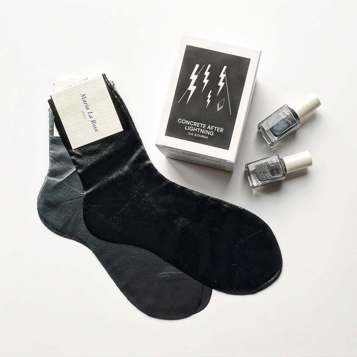 Maria La Rosa Laminated One Sock - Multi | Garmentory