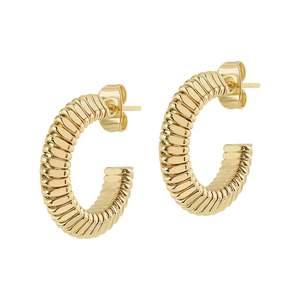 Electric Picks Ali Hoop Earring - Gold | Garmentory