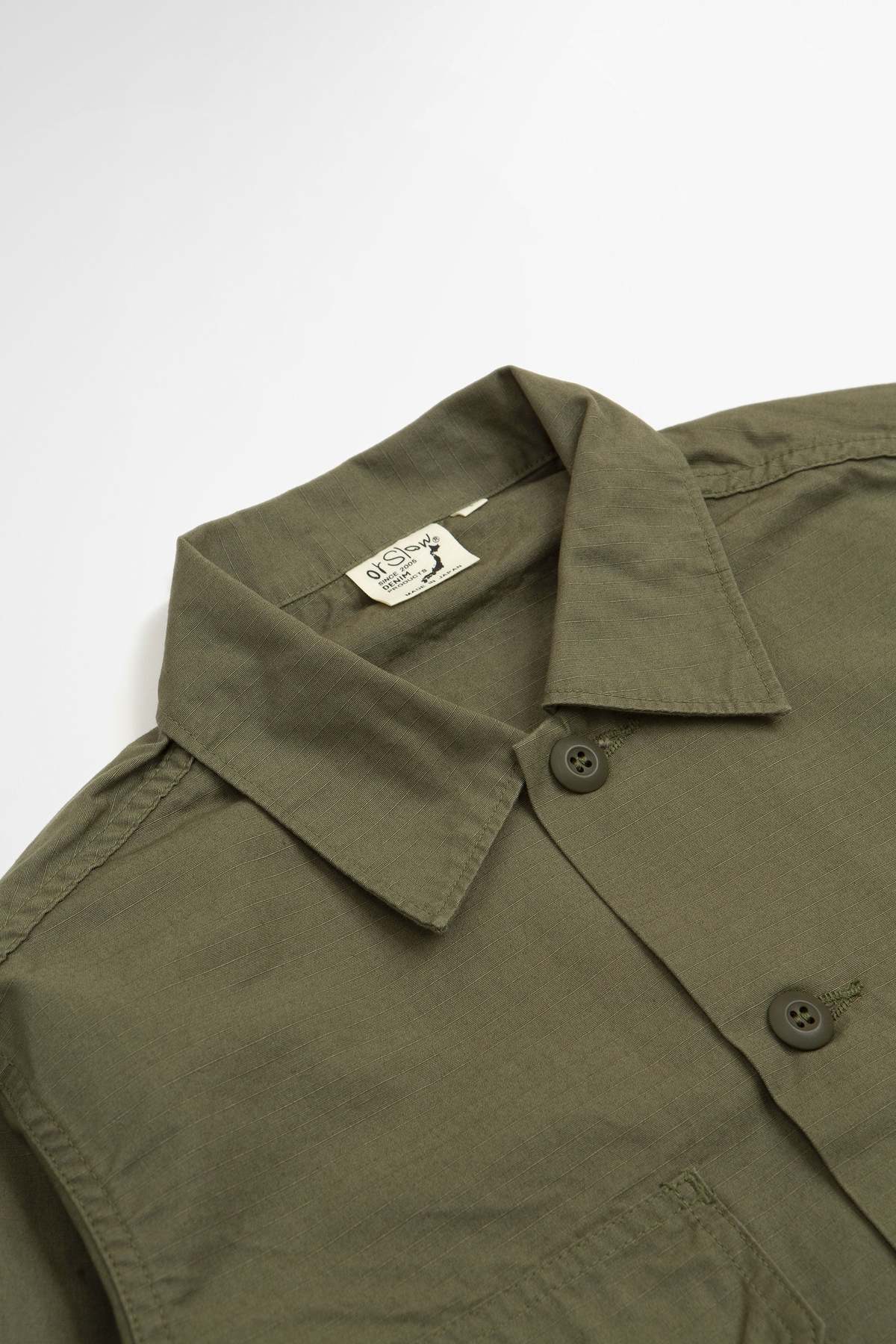 Orslow Trooper Fatigue Shirt - Army Green | Garmentory