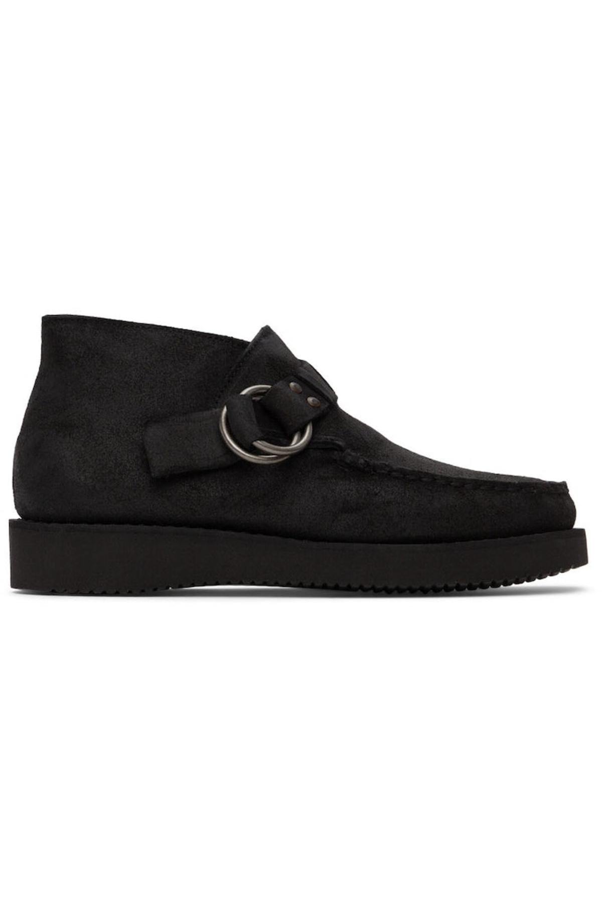 Engineered Garments Black Sebago Edition Suede Ring Desert Boots ...