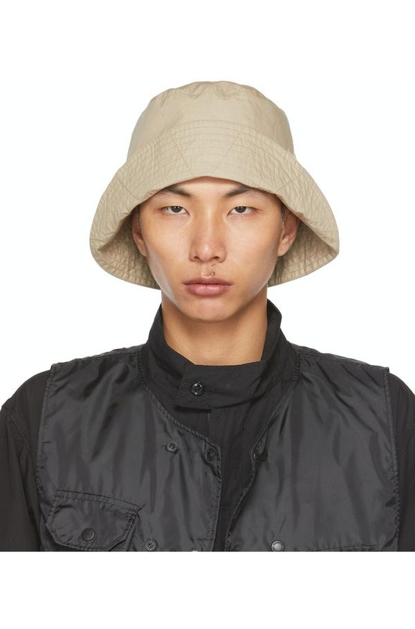 Engineered Garments Cotton Bucket Hat - Tan | Garmentory