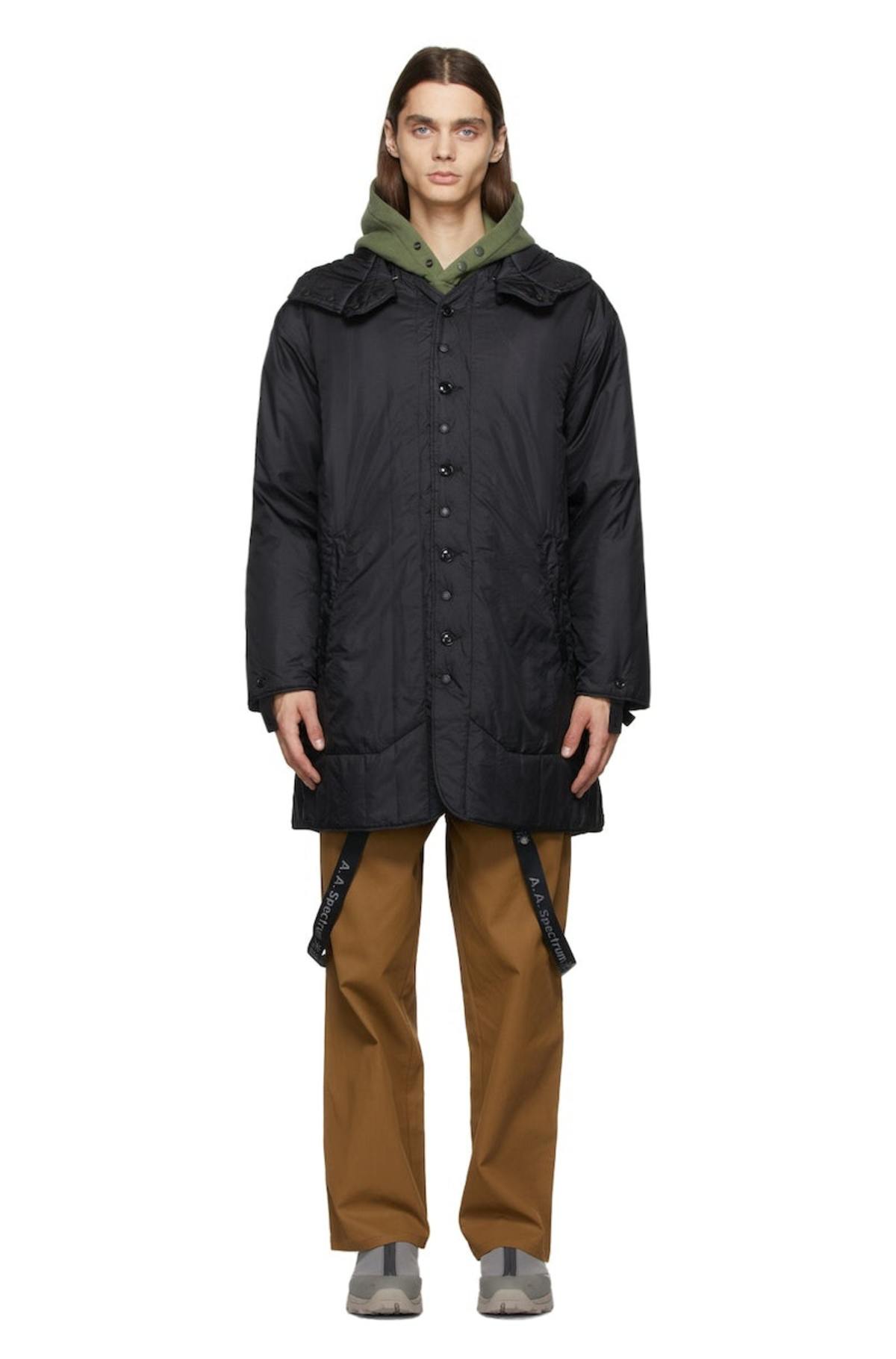 Engineered Garments Reversible Insulated Liner Coat - Black | Garmentory