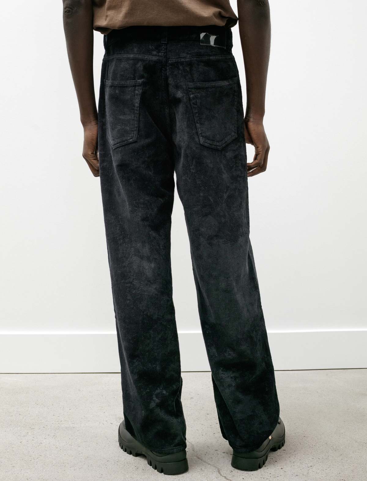 Our Legacy Vast Cut Coated Cord Pants - Black | Garmentory