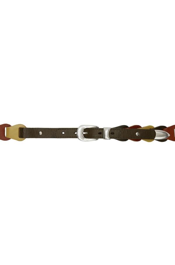 Our Legacy Multicolor Leather Link Belt | Garmentory
