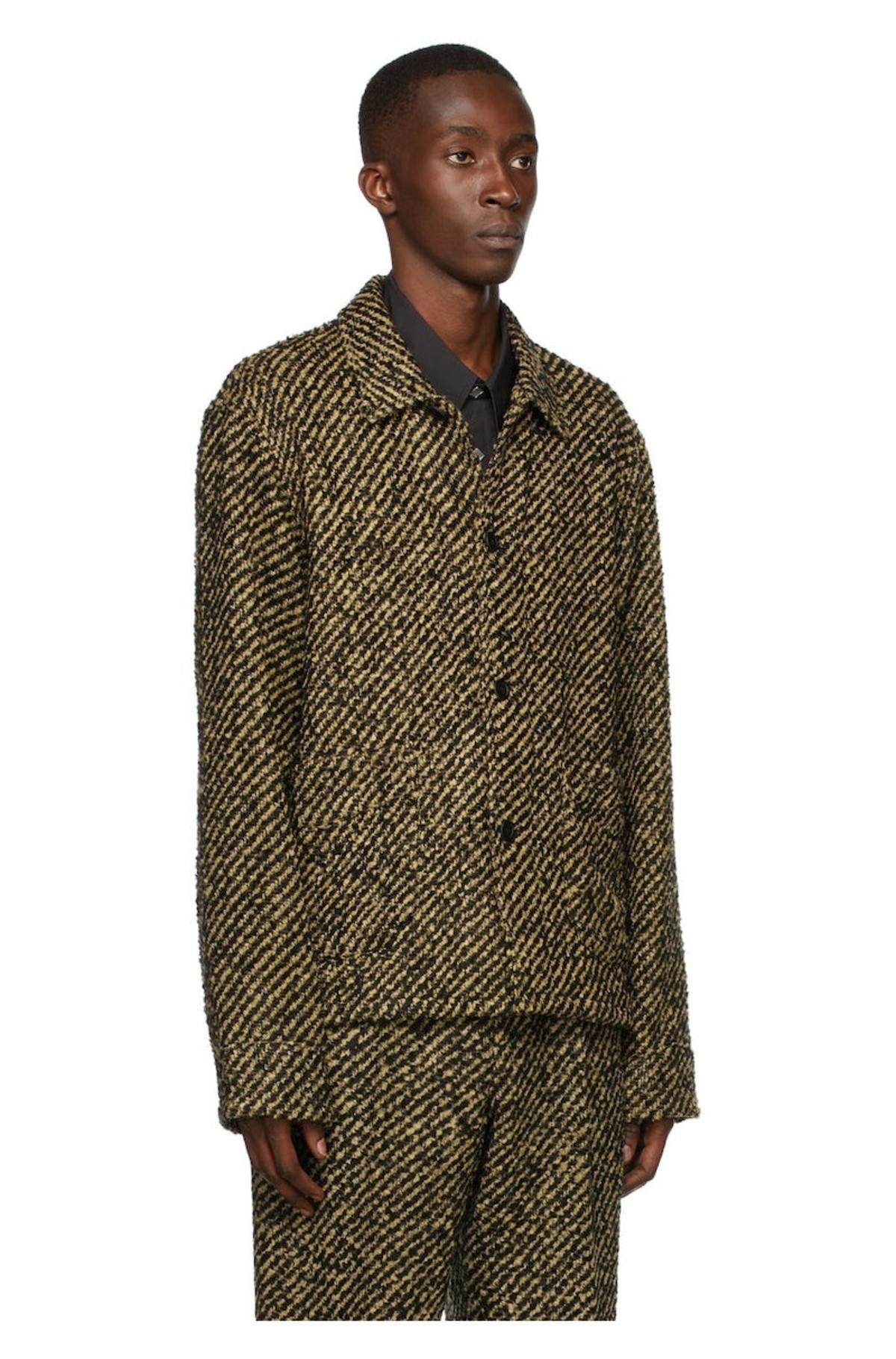 Our Legacy Beige & Black Archive Box Jacket | Garmentory