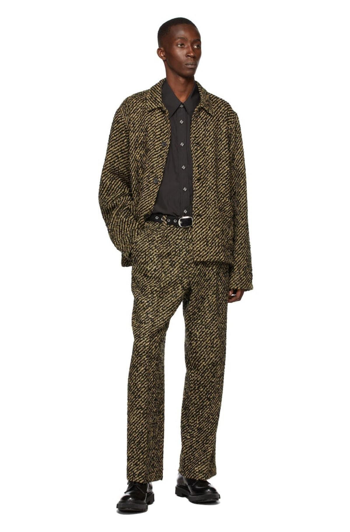 Our Legacy Beige & Black Archive Box Jacket | Garmentory