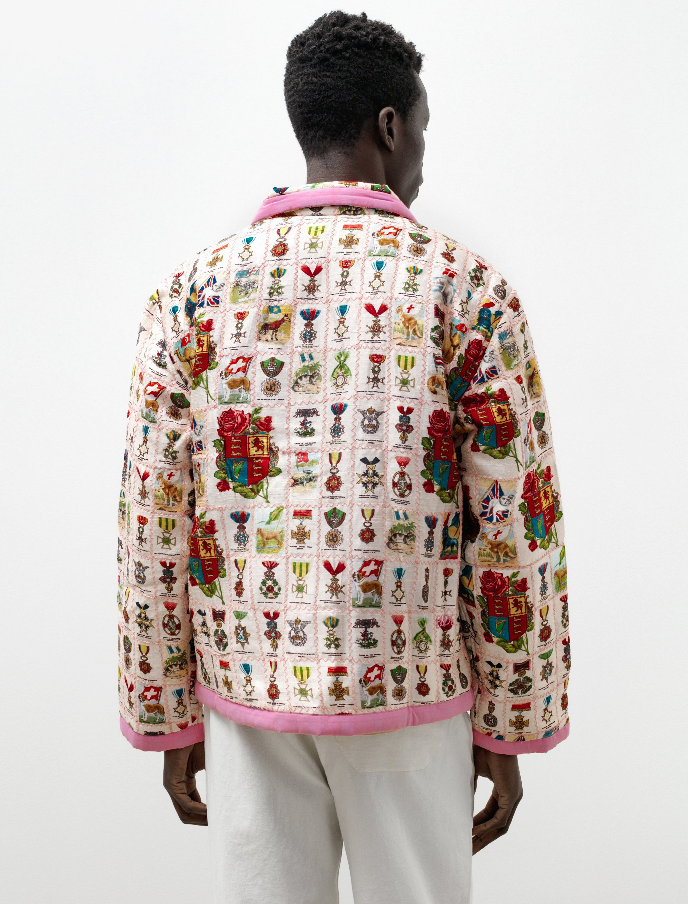 BODE Tobacco Signet Quilt Jacket - Multi | Garmentory
