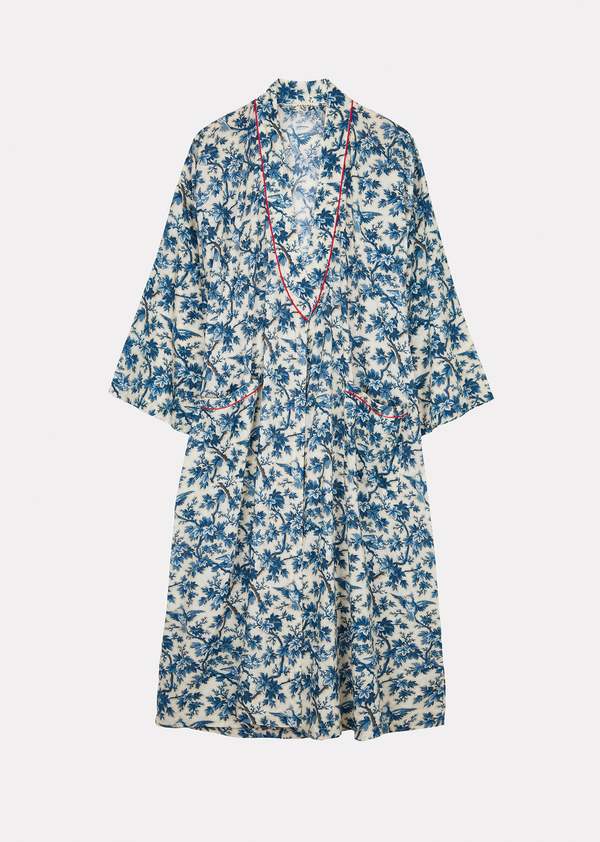 Caramel ROBE WOMAN - TREE TOP PRINT | Garmentory