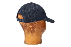 RRL Winged-Logo Denim Ball Cap - black | Garmentory