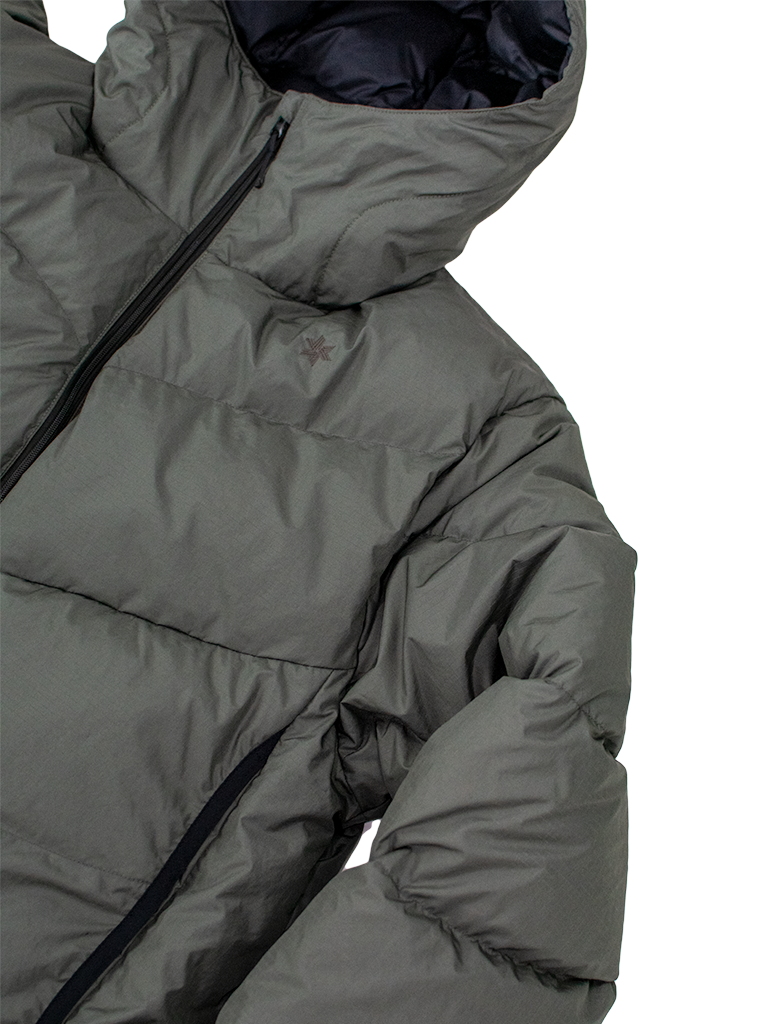 Goldwin Down Parka- Khaki Grey | Garmentory