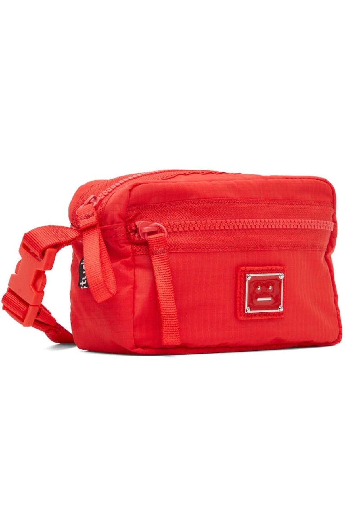 Acne Studios Crossbody Pouch - Red | Garmentory