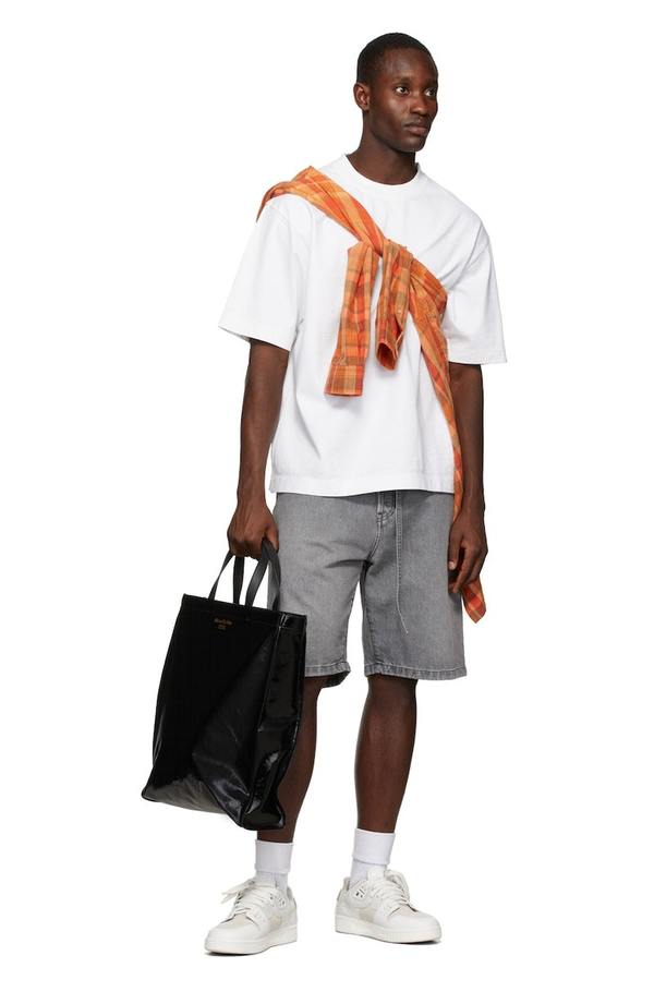 Acne Studios Shiny Tote - Black | Garmentory