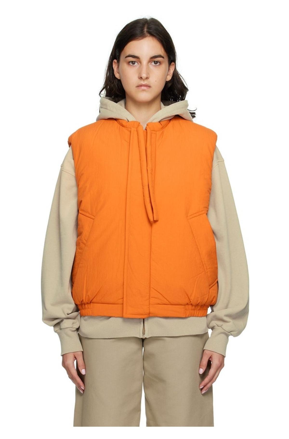 Acne Studios Osal Vest - Pumpkin Orange | Garmentory