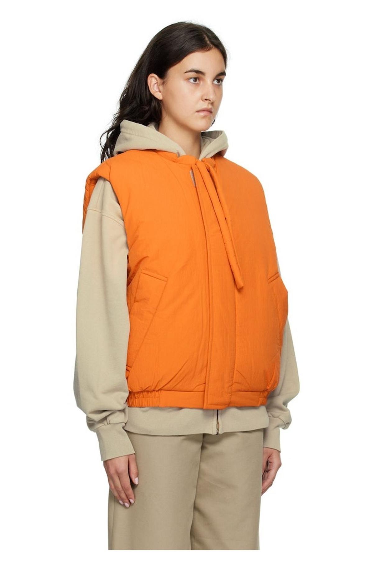 Acne Studios Osal Vest - Pumpkin Orange | Garmentory
