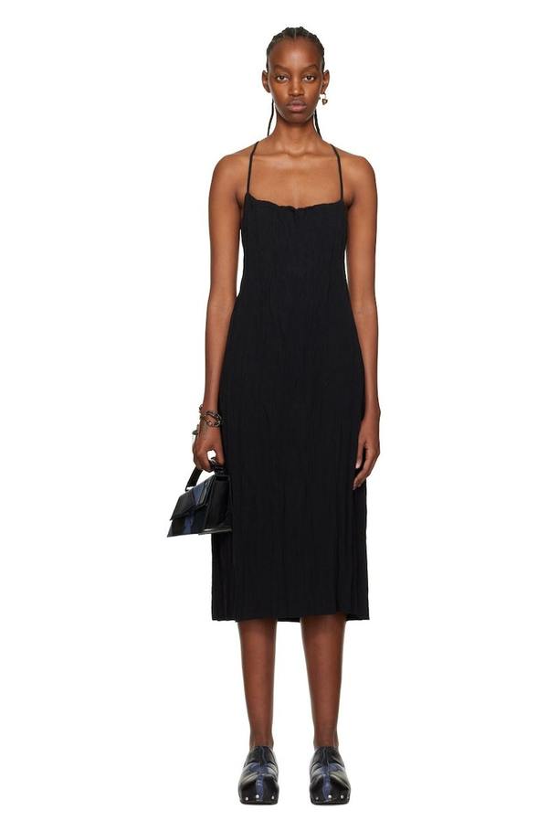 Acne Studios Midi Dress - Black | Garmentory