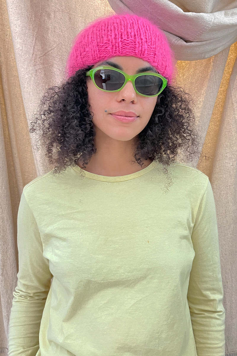 Wanda Fuzzy Hat - Hot Pink | Garmentory