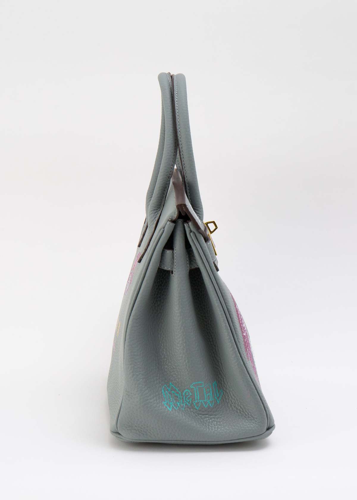 Guernika Paint Anarchy DITD Leather Bag - Grey | Garmentory