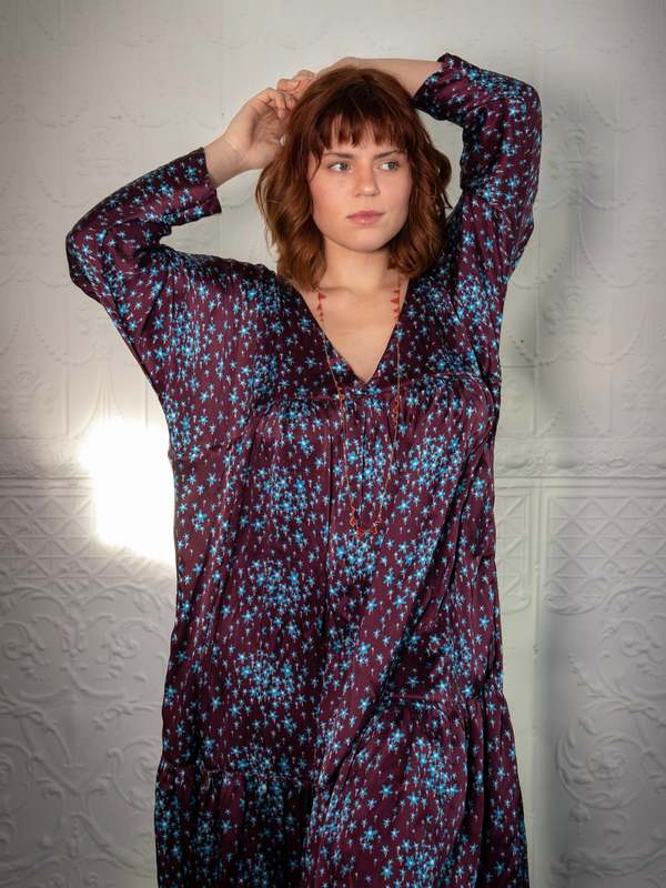 Pamela Mayer Stars Tiered Dress - Prints | Garmentory