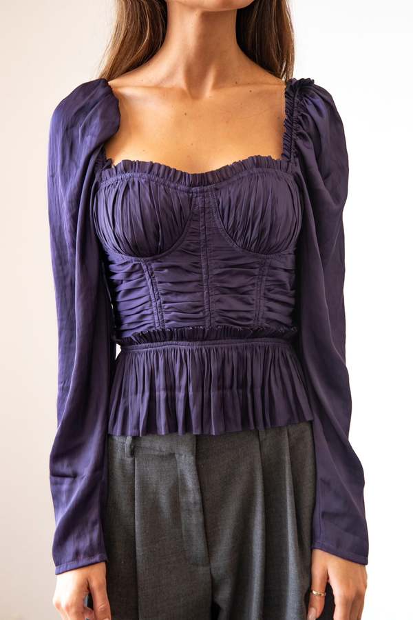 Ulla Johnson Peplin Long Sleeve | Garmentory