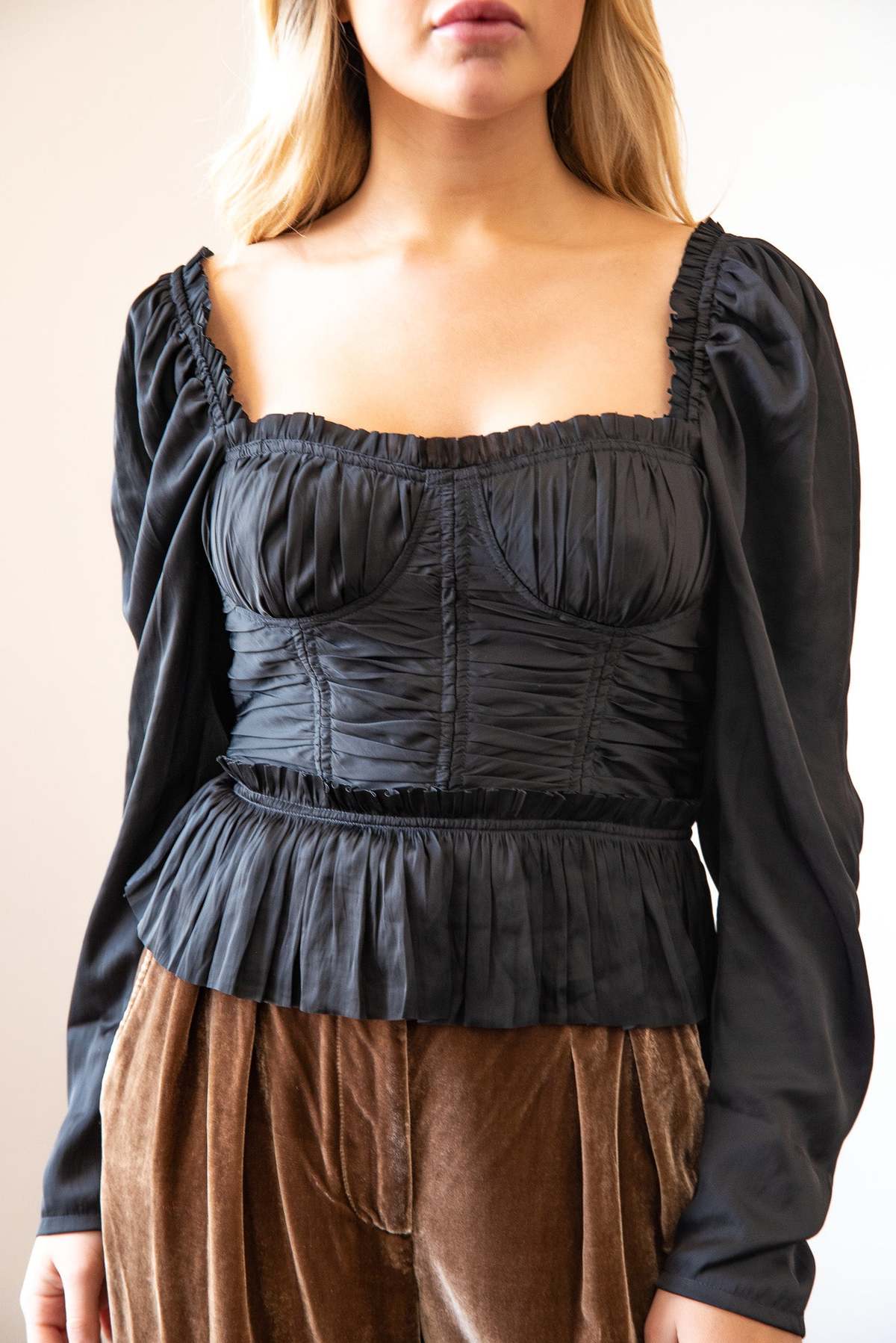 Ulla Johnson Peplin Long Sleeve | Garmentory