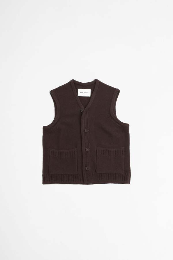 And Austin Wool Cashmere Utility Vest - Wine | Garmentory