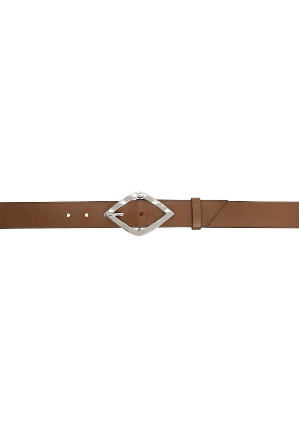 GANNI Diamond Belt - Brown | Garmentory